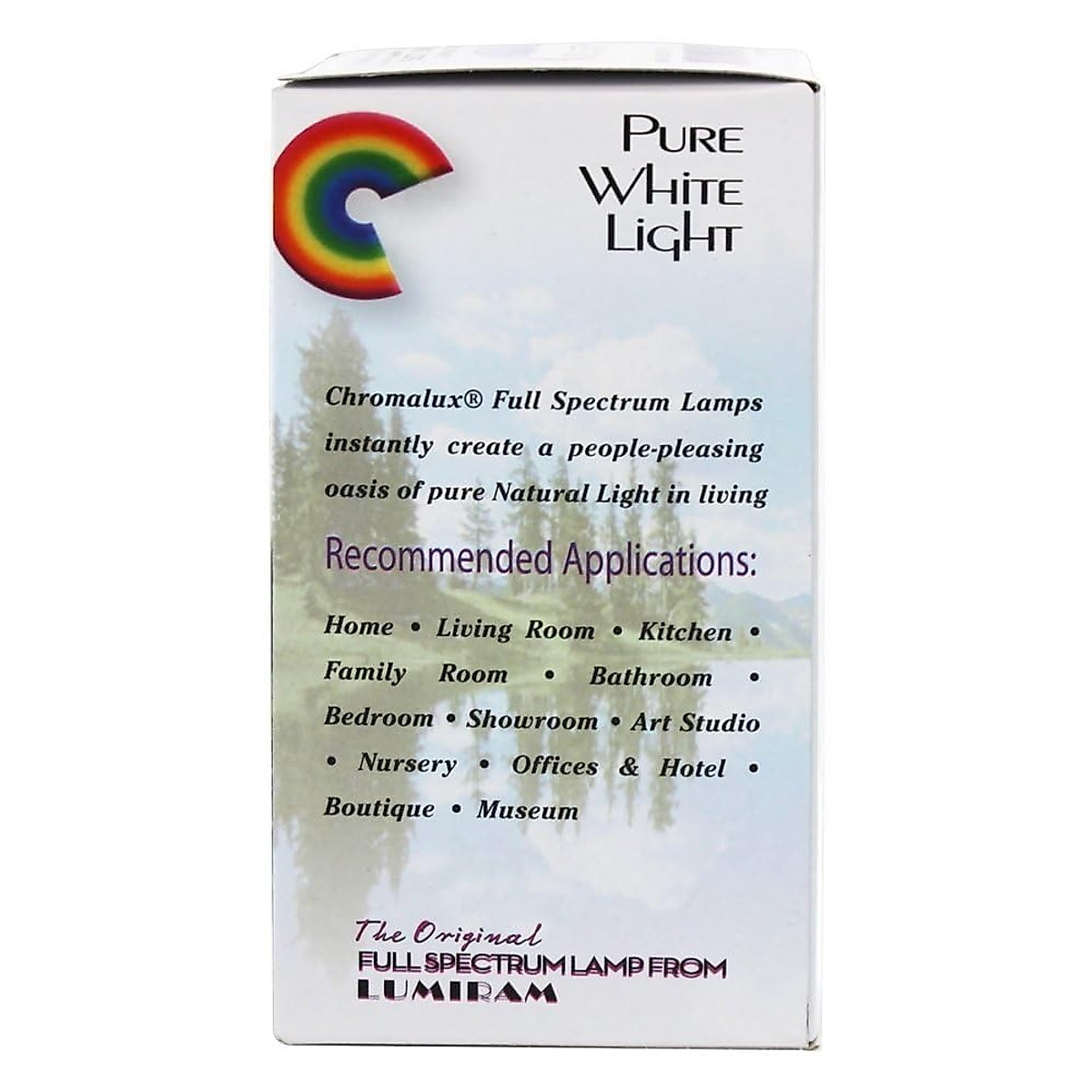 Chromalux H&PC-67531, 1 Count (Pack of 1), Light Bulb Frosted Full Spectrum (100 Watt)