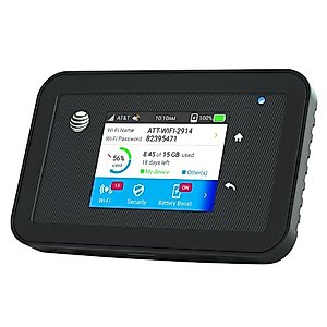 NETGEAR Unite Explore AC815S | Mobile WiFi Hotspot Cat.9 4G LTE | Up to 450Mbps Download Speed | Connect Up to 15 Devices | 18 Hours of Use Per Charge | 2 MIMO TS-9 Antenna connectors | GSM Unlocked