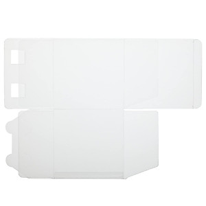 Juvale 30-Pack Clear Gift Boxes - 5x5x5 In Square Plastic Transparent Favor Boxes for Wedding, Baby Shower, Birthday Party