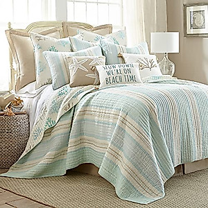 Levtex home Stone Harbor Decorative Pillow (18x18in.) - Starfish - White and Beige