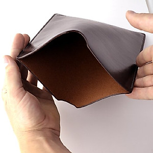 Dockem Executive Sleeve for iPad Pro 12.9 (2015 & 2017): Premium Dark Brown Synthetic/Vegan Leather Lined with Soft Microfiber Felt: Slim, Simple, Slip-on Tablet Case