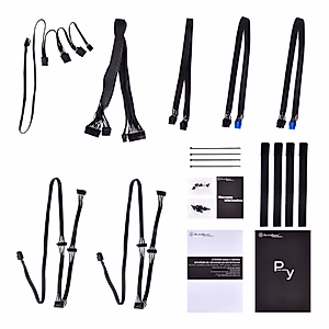 SilverStone Technology 550W Computer Power Supply PSU Fully Modular with 80 Plus Gold & 140mm Design Power Supply (SST-ST55F-GS)