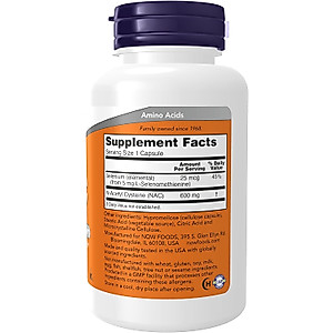 Now Foods NAC 600 mg - 100 Vcaps 2 Pack