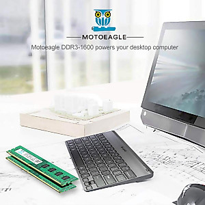 DDR3L-1600 UDIMM 16GB Kit (2x8GB) 2Rx8 PC3L-12800U 8GB PC3-12800 240 Pin Non ECC Unbuffered 1.35V/1.5V CL11 Dual Rank Desktop Memory Ram