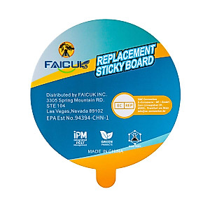 Faicuk Replacement Glue Board for FA-FLT06 Wall Sconce Fly Light - Pack of 10