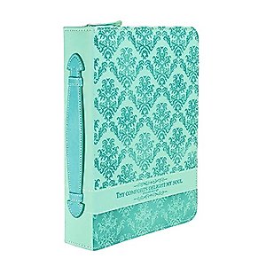 "Divinity Boutique Bible Business Report Cover (25713) | Fits Bibles up to 10" X 7" X 1.50", Teal Green, x-Large