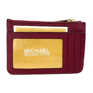 Michael Kors Jet Set Travel Small Coin Pouch with ID (Mulberry)
