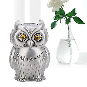 Metal Owl Coin Piggy Bank for Boys Girls Kids Adults, Animal Money Bank Saving Pot Coin Bank Money Box Handwork Crafting Art Home Decoration Owl Gift