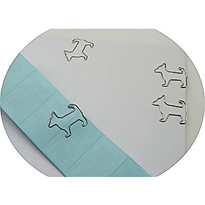 80 PCS Cute Paper Clips Small Dog Shaped Paper Clips Animal Bookmarks Clips, Fun Office Gifts for Women Men Coworkers Dog Lovers