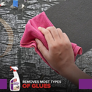 Max Strip Tape, Glue & Adhesive Remover 22oz | Fast-Acting | Removes All Kinds of Glues, Stickers & Sticky Residue | For Wood, Metal & Multiple Surfaces | No Harsh Odor Leaves Surface Clean