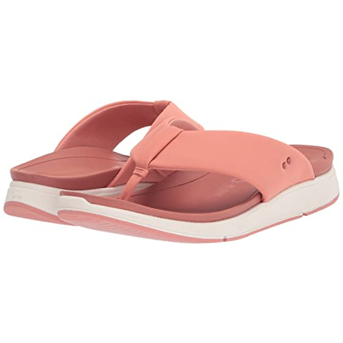 Ryka Women's Timid Thong Sandal Clay Pink 8 W