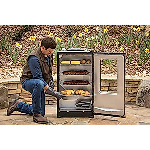 Masterbuilt MB20074719 Bluetooth Digital Electric Smoker, 40 inch, Stainless Steel