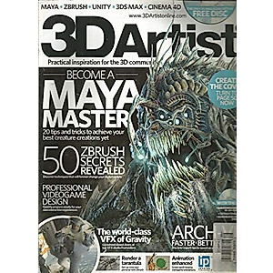 3D WORLD MAGAZINE, BECOME A MAYA MASTER, 2014, ISSUE 66 ~