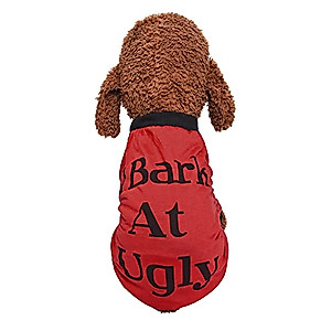 YEZIJIN Cute Christmas Dog Costume, y Winter Christmas Cosplay Clothes Sweaters Outfits Pullover Doggie Sweatshirt Autumn Pet Sweaters (Red, M)