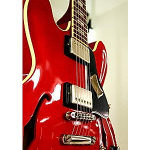 KAISH Chrome Guitar Roller Saddle Bridge Tune-O-Matic Bridge with Roller Saddles For Epi Les Paul,SG,Dot,Bigsby Guitar with M8 Threaded Posts