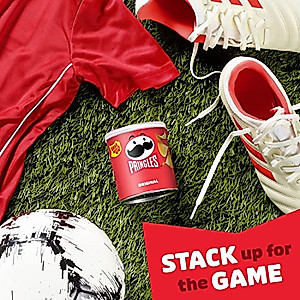 Pringles Potato Crisps Chips, Lunch Snacks, Office and Kids Snacks, Grab N' Go, Original (12 Cans)