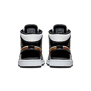 Nike Men's Air Jordan 1 MID SE Black/White/Gold 852542-007 (Size: 9)
