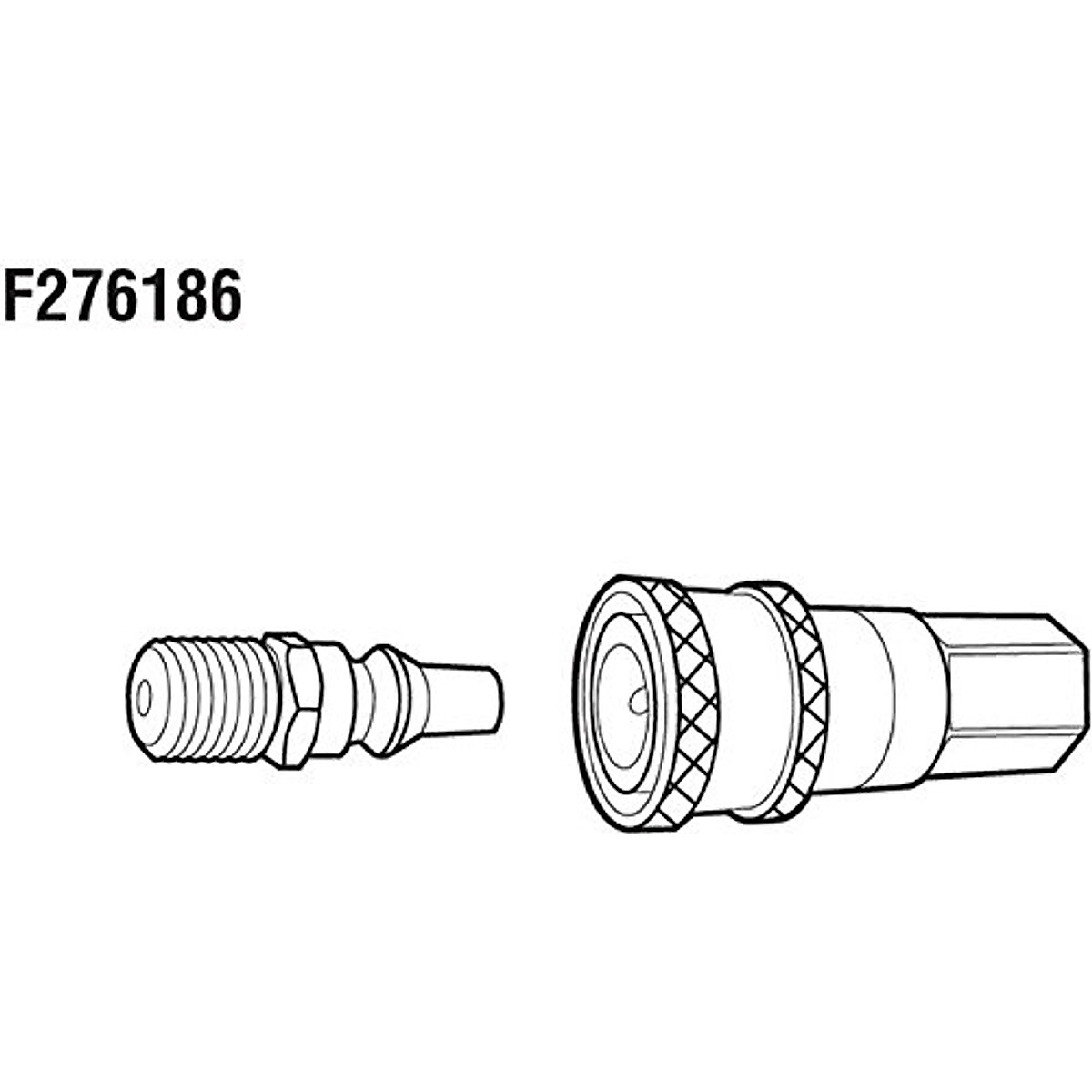 Mr. Heater Propane or Natural Gas 1/4 Quick Connector Set and Excess Flow Plug