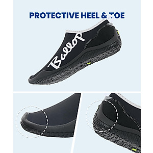 BALLOP Aqua Shoes Quick-Dry Non-Slip Water for Women Men Men's Size Mens Beach Womens Swim Socks Fishing Vacation Essentials feet Adult Swimming agua para wear Lake Woman Foot Fish flip Flops