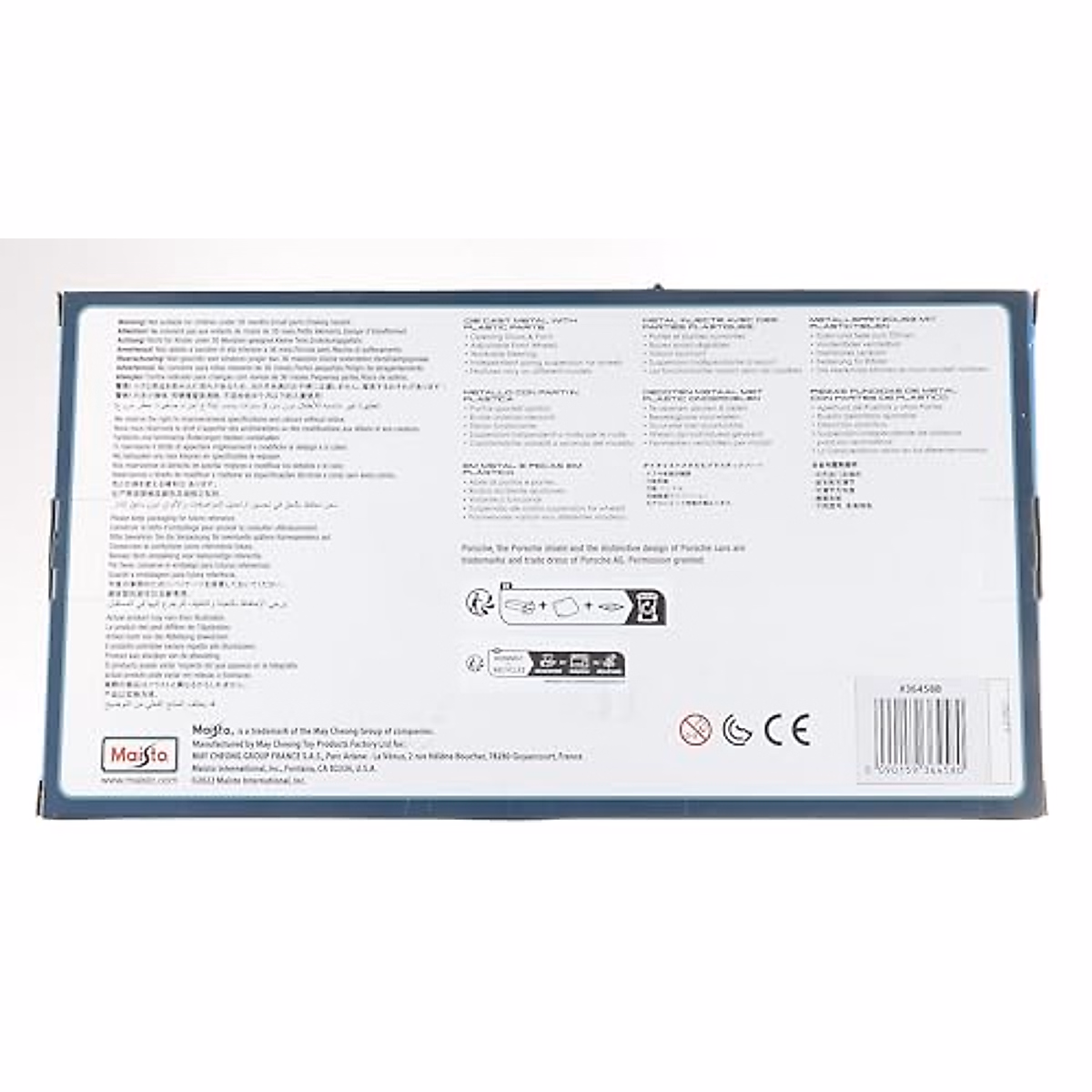 Maisto M36458 2022 Porsche 911 GT3 Super Car-1:18 Scale Cheong Die Cast, Blue