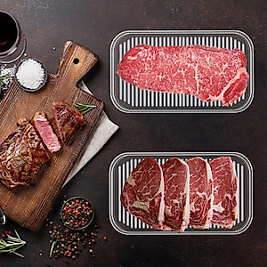 RKXQT Lunchmeat Storage Container for Fridge, Transparent Deli Lunch Meat Container for Refrigerator, Deli Container with Lid for Bacon, Lunch Meat, Stackable Cold Cuts, Vegetable and Cheese, 3pcs.