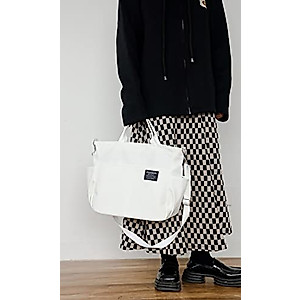 Shoulder Bag for Women Men Retro Nylon Large Hobo Bag Crossbody Bag Tote Multiple Pocket Fashion Purse