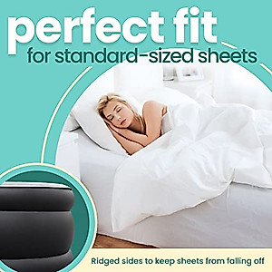 EZ INFLATE Air Mattress with Built in Pump - Full Size Double-High Inflatable Mattress with Flocked Top - Easy Inflate, Waterproof, Portable Blow Up Bed for Camping & Travel