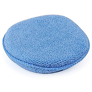 Fasmov Microfiber Applicator Pads Wax Applicator-20 Pack, Blue