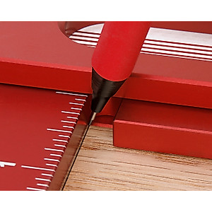 Woodpeckers Precision Woodworking Square, 12 Inch x 8 Inch, Hands Free Design, USA Made