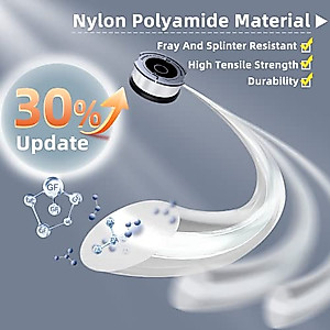Eventronic AF-100 Trimmer Spool Compatible with Black+Decker Weed Eater, 30ft 0.065" Autofeed Replacement Trimmer Line for Black and Decker Weed Eater (12 Line Spools + 3 Caps+3 Springs)