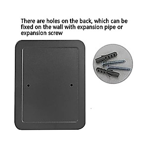 ESUALS Hidden Key Box Indoor Outdoor Password Organizer Key Safe Box Office Combination Lock Car Metal Security Home Storage Cabinet Wall Mounted Key Lock Box Wall Mount