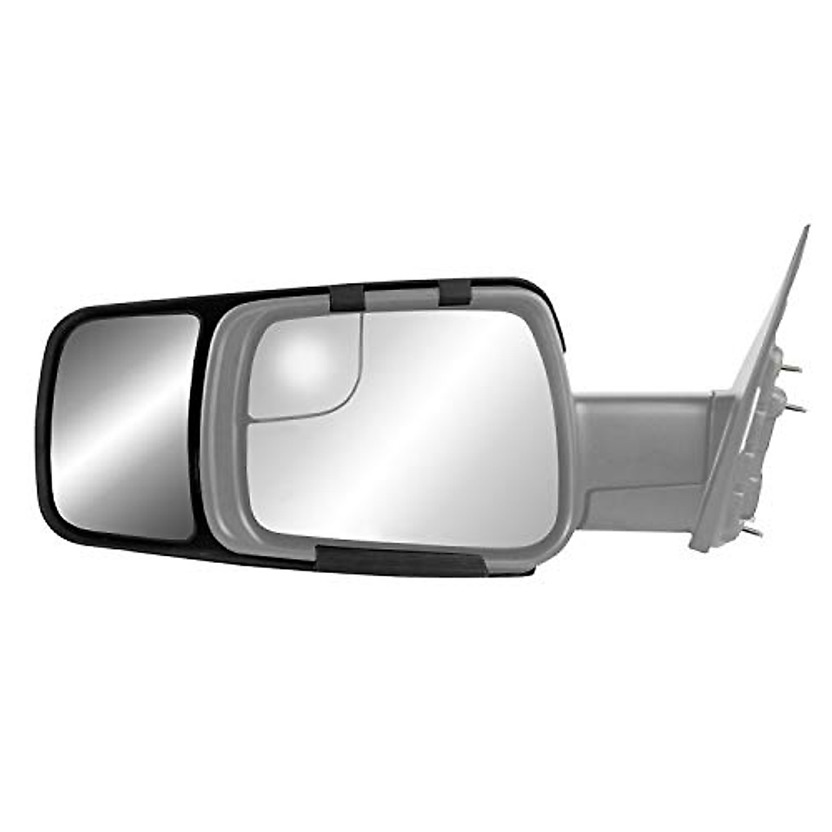 Fit System - 80730 Snap & Zap Custom Towing Mirror Pair for Ram 1500 Pick-up, Black