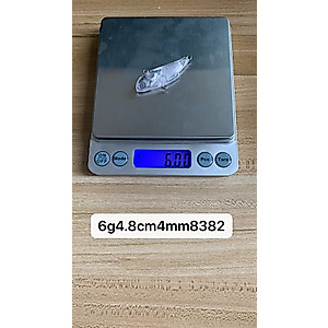 10PCS Unpainted VIB Lipless Sinking Fishing Pencil Lures 48mm 6g ABS Hard crankbait Outdoor Sports 8382# Free Eye