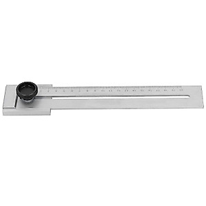 Woodworking Parallel Ruler, Sliding Line Ruler, Clear Scale Mechanical for Measuring Marking Processing (200mm)