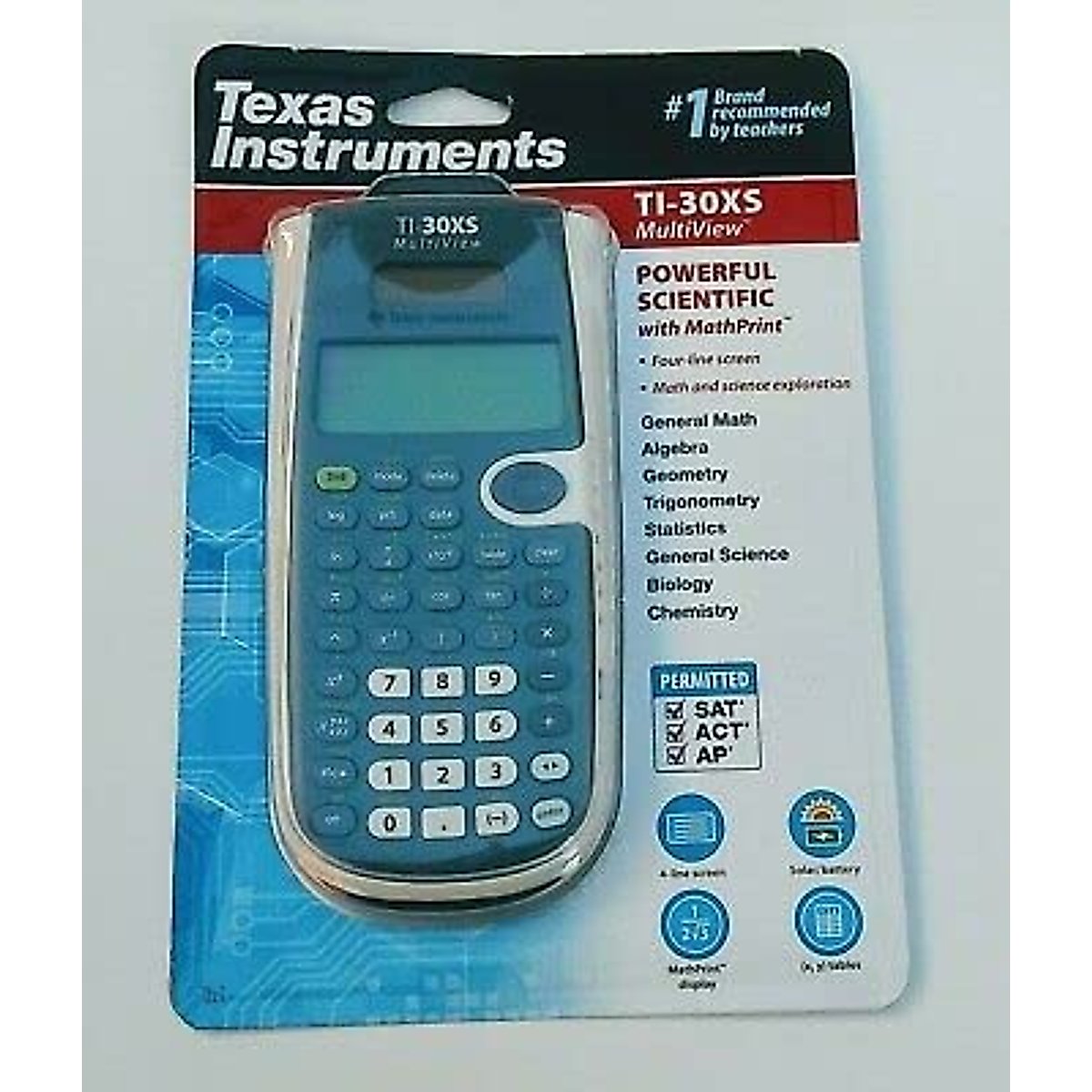 Texas Instruments Ti-30Xs Multiview Scientific Calculator, 16-Digit LCD