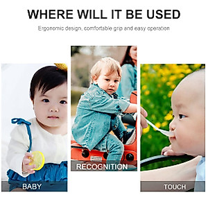 Kisangel 1 Set Training Fork and Spoon Silicone Utensil Rest Silicone Spoon and Fork Tableware for Kid Silicone Spoons and Forks Kids' Cutlery Stainless Steel Children's Fork Toddler Baby