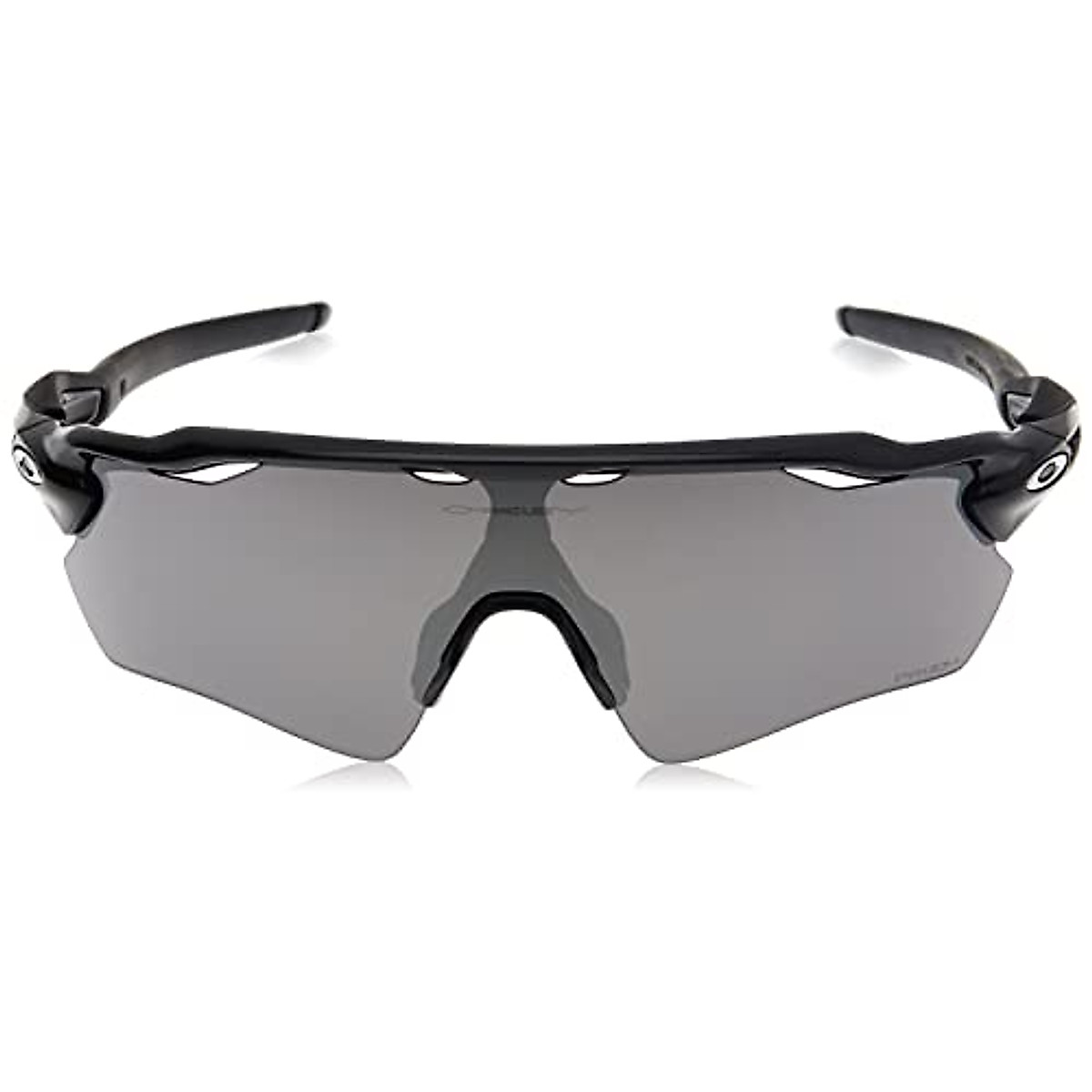 Oakley Men's OO9208 Radar EV Path Rectangular Sunglasses, Polished Black/Prizm Black, 38 mm