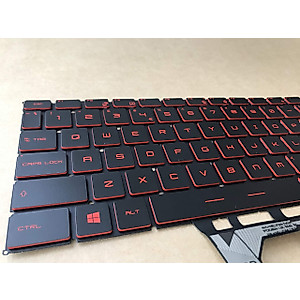 Original New for MSI GF65 Thin 9SD-252 15.6" Gaming Laptop Keyboard US with Backlit Red Letters