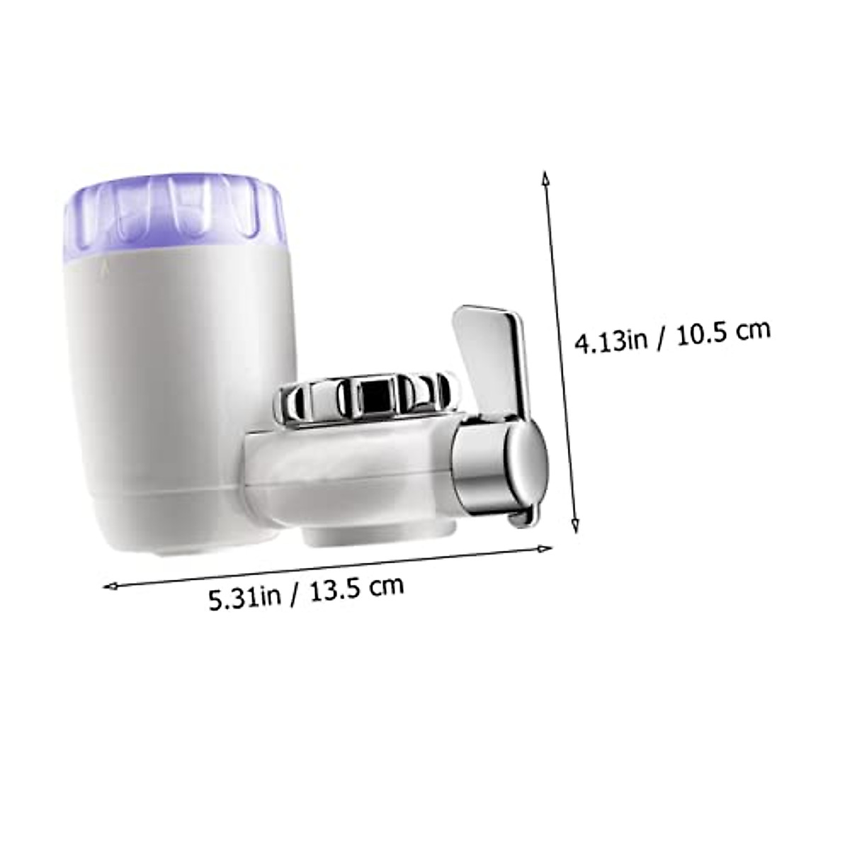 PLAFOPE 2pcs Water Purifier Water Filter Sink House Water Filter Ceramic Water Filter Faucet Water Filter Faucet Filter tap Water Filter Faucet Filtration System Faucet Ceramic Filter