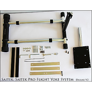 Wheel Stand Pro S Flight Stand Compatible With G Saitek Pro Flight/Cessna Yoke System; Yoke Support; Deluxe V2; Wheel Stand Only Flight System Not included. Not Compatible w/Honeycomb