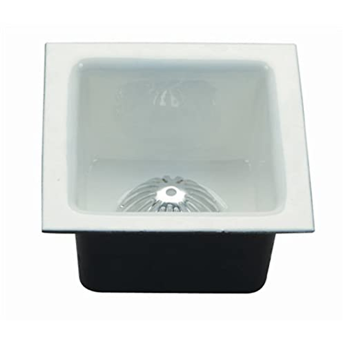 PROFLO PF906M PROFLO PF906M 12" x 12" Enameled Floor Sink with Strainer