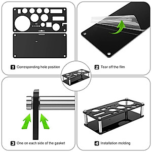 Cocktail Shaker Set, 23-Piece Boston Stainless Steel Bartender Kit with Acrylic Stand & Cocktail Recipes Booklet, Professional Bar Tools for Drink Mixing, Home, Bar, Party - Gold Rose