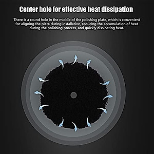 SPTA Microfiber Polishing Pad, 2Pcs 5Inch 125mm Microfiber Pads Microfiber Cutting Disc Microfiber Finishing Disc with Hook & Loop Backing for Car Buffer Polisher Cutting Buffing Waxing and Polishing