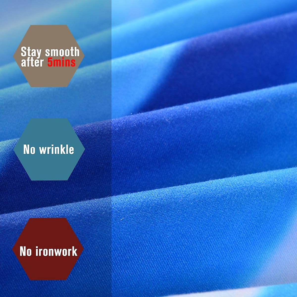 Sleepwish Ocean Bedding Beach Duvet Cover Hot 3D Print Sea Inspired Bedding with 2 Pillow Shams - Twin