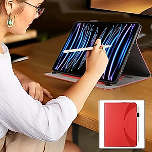 Tablet PC Case Compatible with Samsung Galaxy Tab S9/S7/S8 T870/T875 SM-X710 Tablet Case, Ultra Slim Lightweight PU Leather Protective Shell Anti-Scratch Magnetic Bumper Flip Cover with Fold Stand Fun