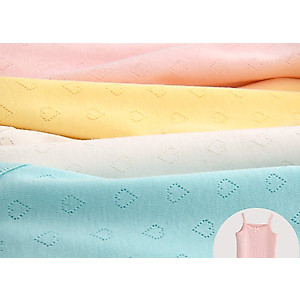 Blueleyu Baby Girls Spaghetti Strap Bodysuit SleevelessTank Top Cotton Baby One-Pieces Pack of Baby Summer Clothes (2-3T)