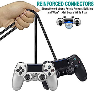SCOVEE PS4 Controller Charger Cable,Charger Cord for Xbox One Controller, Micro USB Charging Cable PS4 Charge Wire for Xbox One S/X,Sony Playstation 4,PS4 Slim/Pro Dual-Shock Game Consoles 6ft