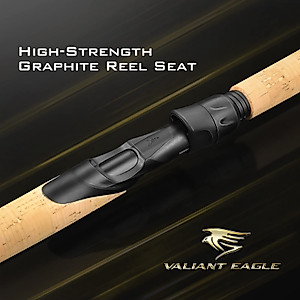 KastKing Valiant Eagle Passage Spinning Rods,6'6"-M-4pcs