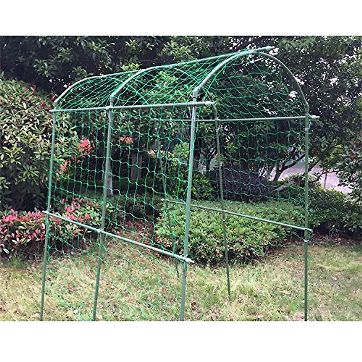 Zivisk 2Pcs Cucumber Tomato Trellis Netting, Heavy Duty Garden Netting for Climbing Plants Support, Pea, Grape, Bean, Fruit, Vegetables - 4" Mesh Size, 3Ft x 6Ft