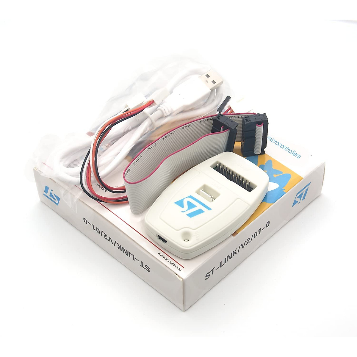 ANBE ST-Link/V2 in-Circuit debugger/Programmer for STM8 and STM32 with JTAG SWD Swim Interface Emulator downloader X07C